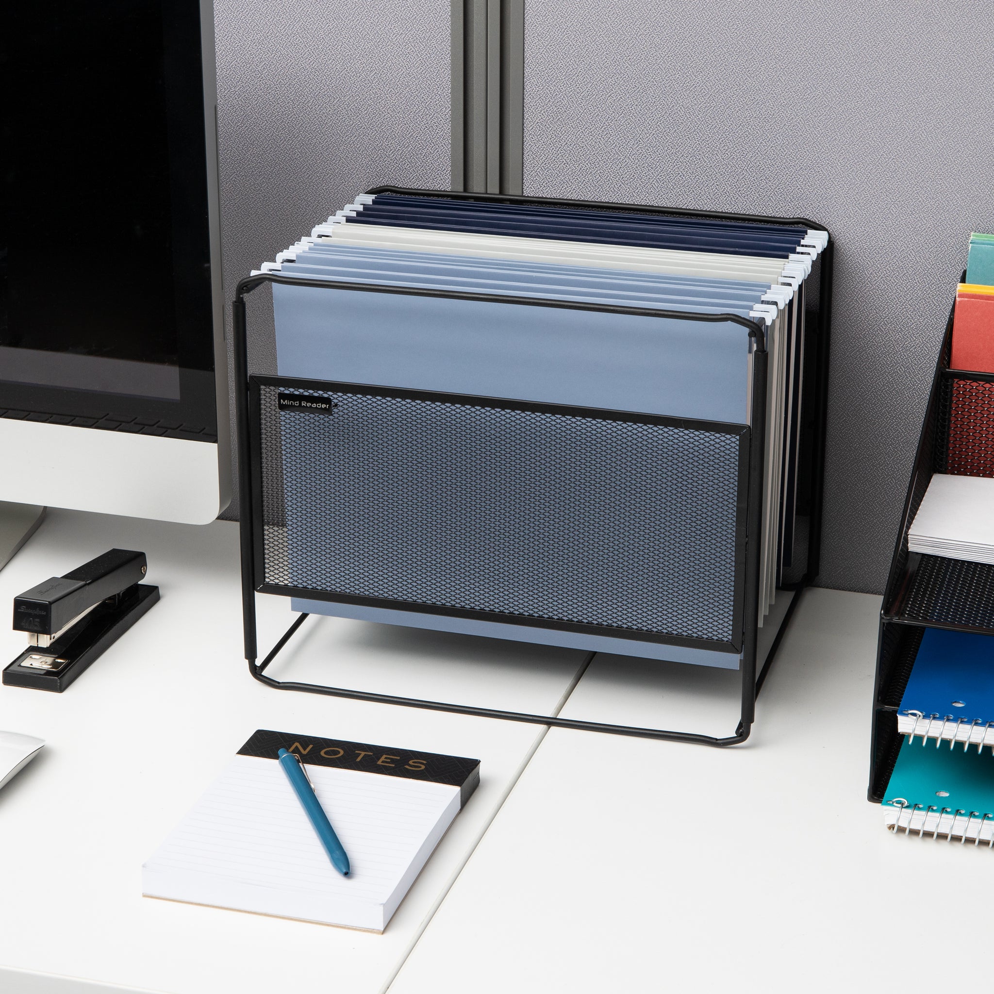 Mind Reader Hanging File Folder Organizer, Desktop Organizer, Storage, – Mindreaderstore